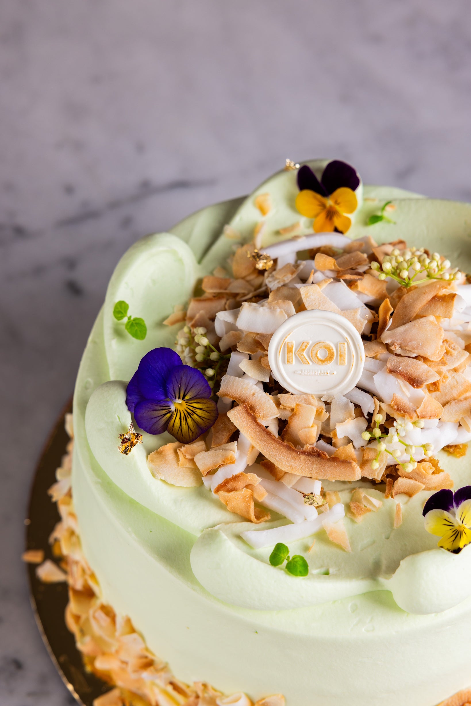 Pandan - Japanese Chiffon Cake | KOI Dessert Bar